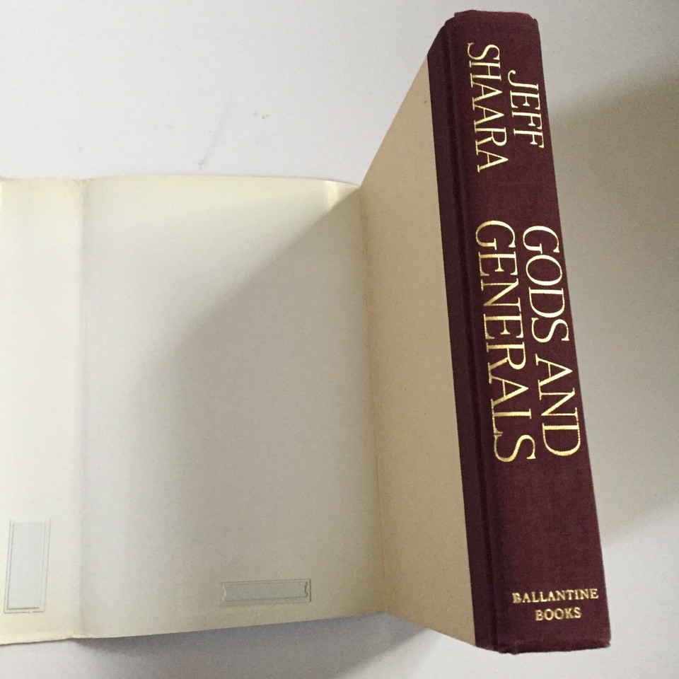 Civil War Gods and Generals By Jeff Shaara Author SIGNED Inscribed HB ...