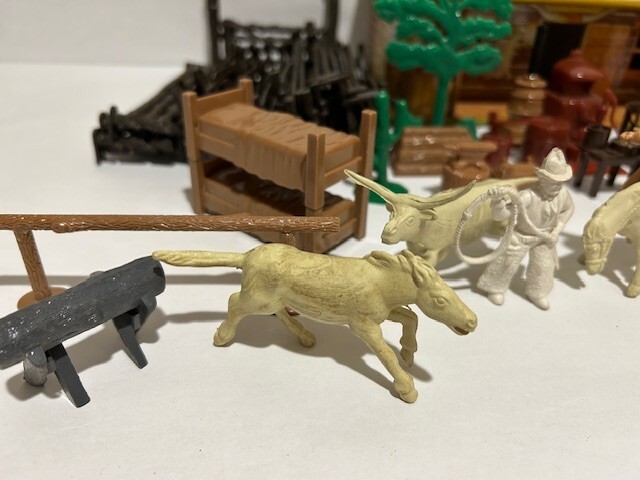 Marx Western Ranch Set Nice Condition | eBay