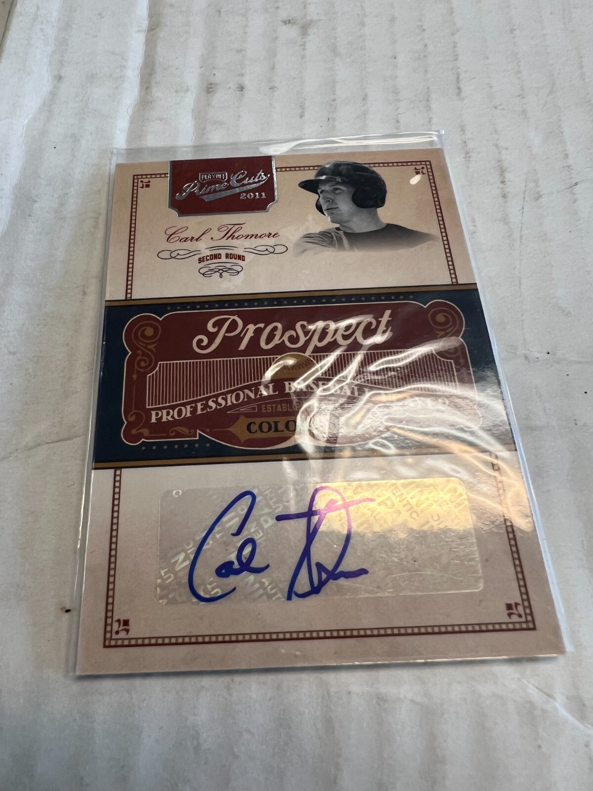 Carl Thomore 2012 Playoff Prime Cuts Prospect Auto #CT #208/299 | eBay