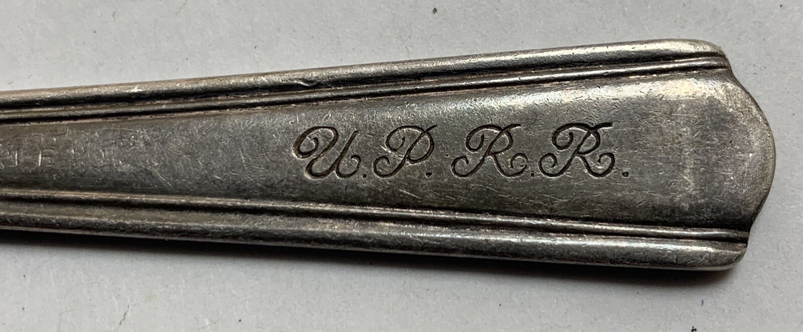 Vtg IS Victor S. Co. A1+ Overlay Union Pacific Railroad Teaspoon Spoon ...