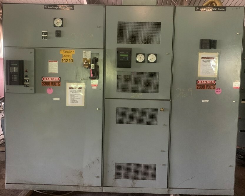 GE Limitamp Switchgear CR194A127C2, 2000A Bus, 2300V, 1750 HP ...