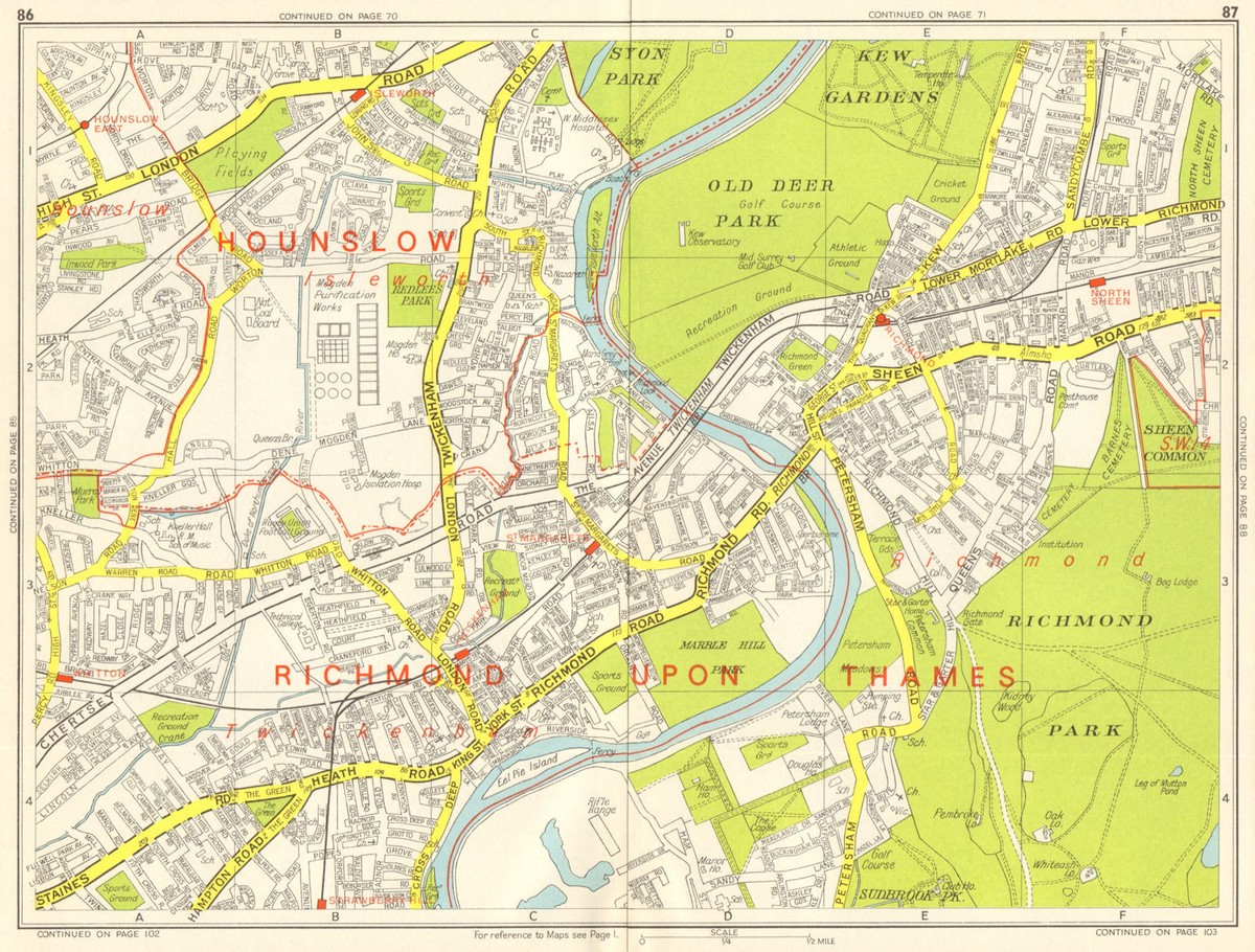 Sheen Road Richmond In Map Of London Lichfield Court, Sheen Road... 2