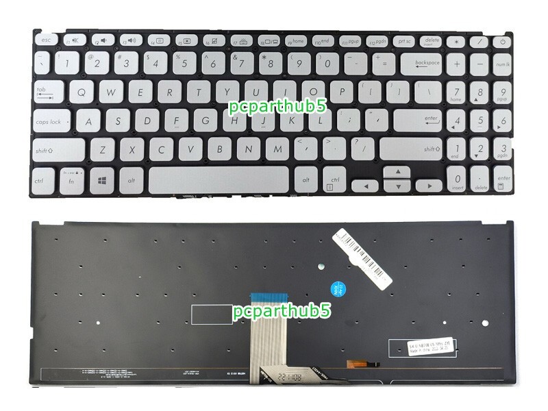 New Asus Vivobook F512J F512JA X512J X512JA X512JP Keyboard US Silver W ...