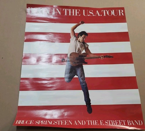 Bruce Springsteen And The E Street Band Born in the USA tour poster | eBay
