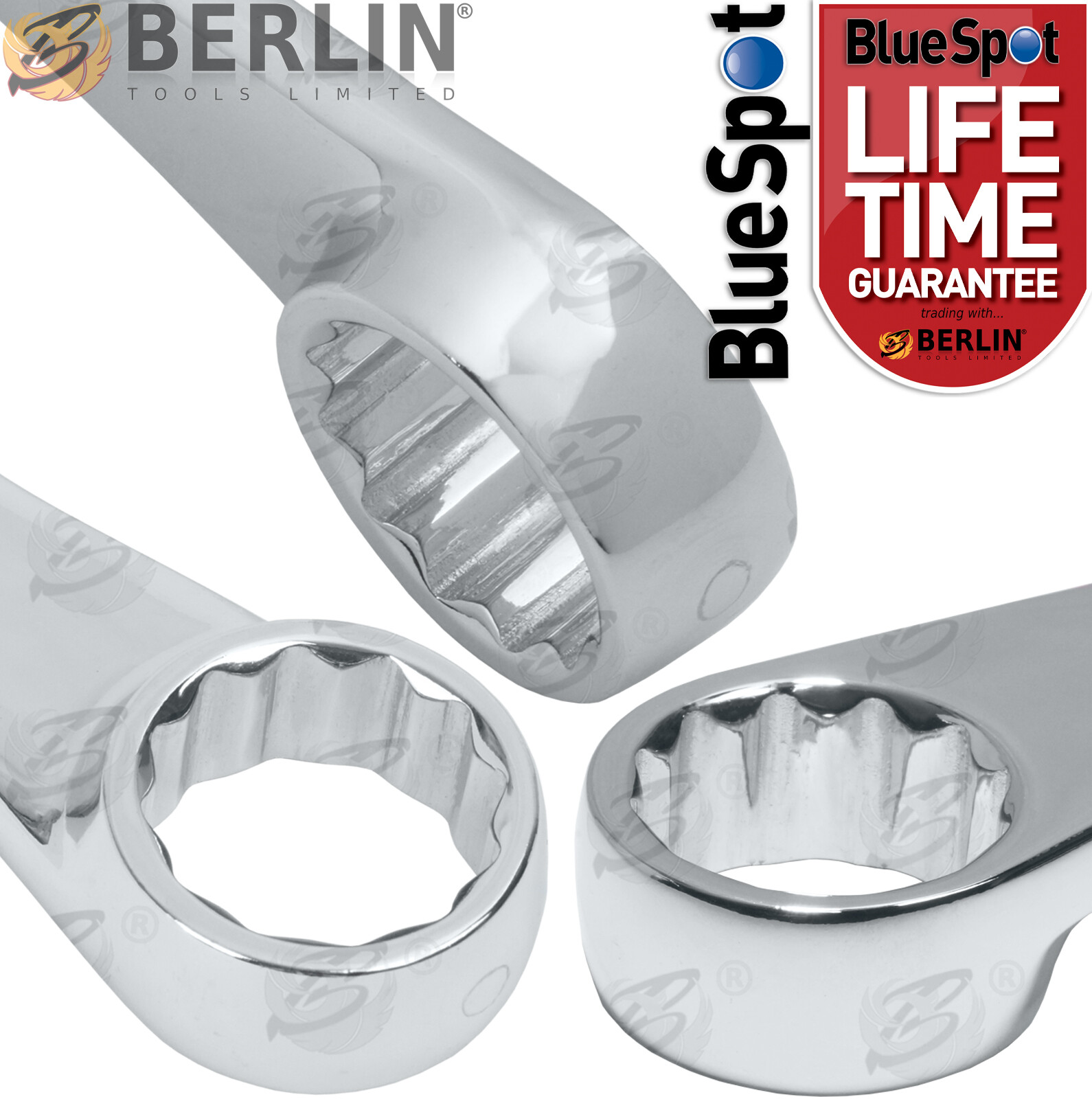 EXTRA LONG Aviation Double Ring Spanner Set 8-24mm Long Reach Flat ...