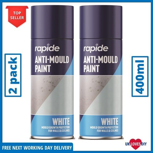 ANTI MOULD SPRAY PAINT FOR WALLS CEILING PROTECTION METAL WOOD PLASTIC ...