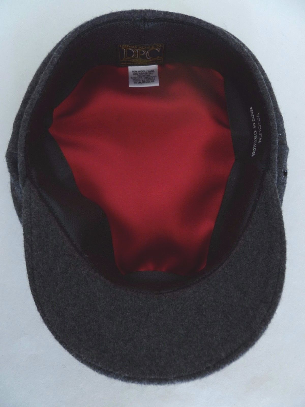 Greek Fisherman Gray Wool Blend Hat Cap Dorfman Pacific Made in Greece ...