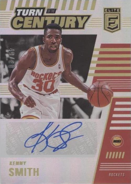 2020-21 Donruss Elite - Turn of the Century Signatures Kenny Smith # ...