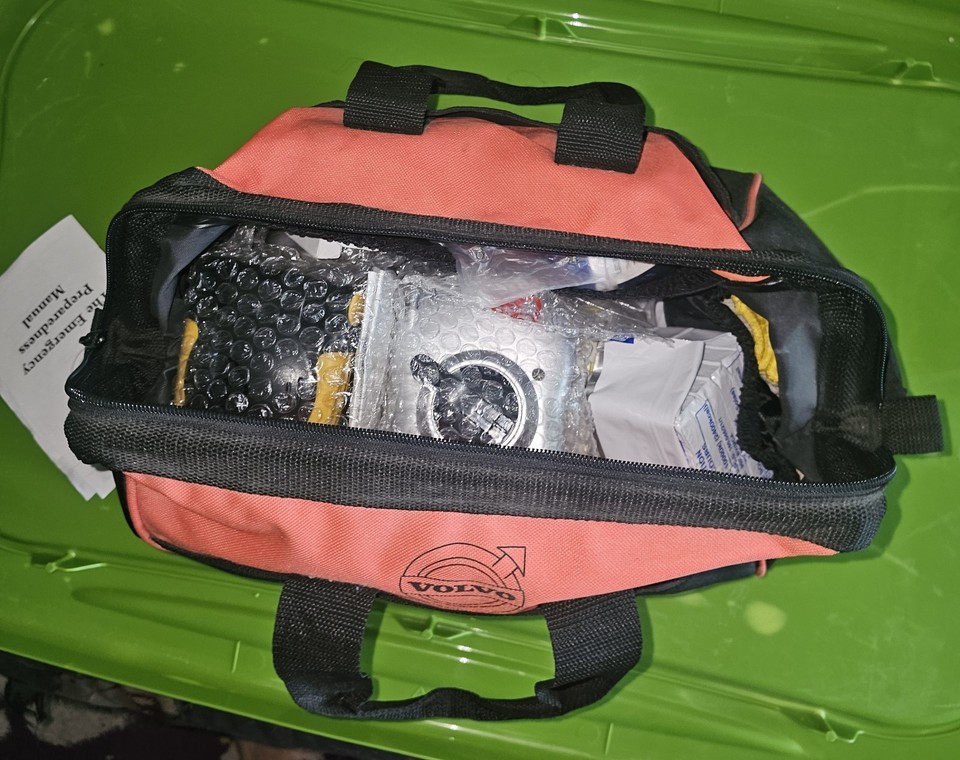 Volvo Emergency Bag. Orange. Full. Original. | eBay