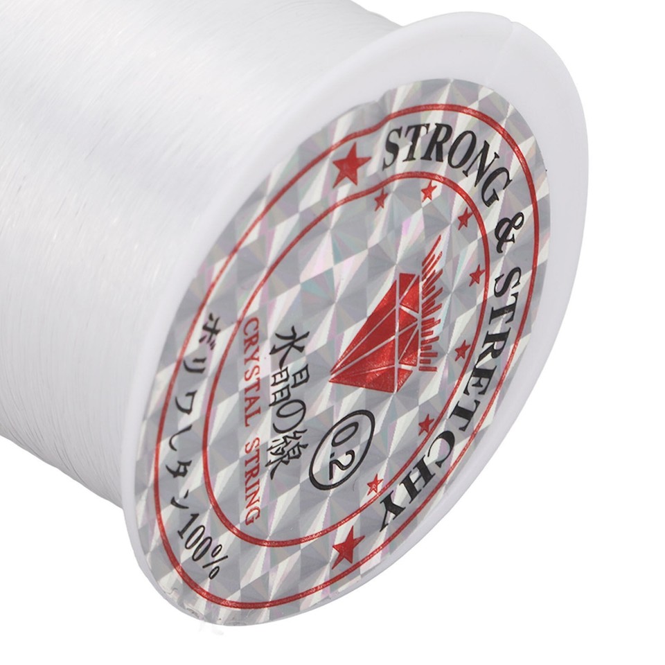 1 Roll Clear Nylon String Cord 0.2mm / 142yd Nylon Thread | eBay