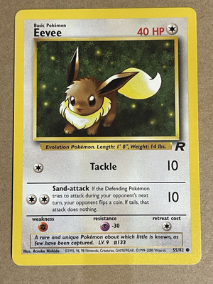 Pokémon TCG Team Rocket Eevee 55/82 Never Been Played | eBay