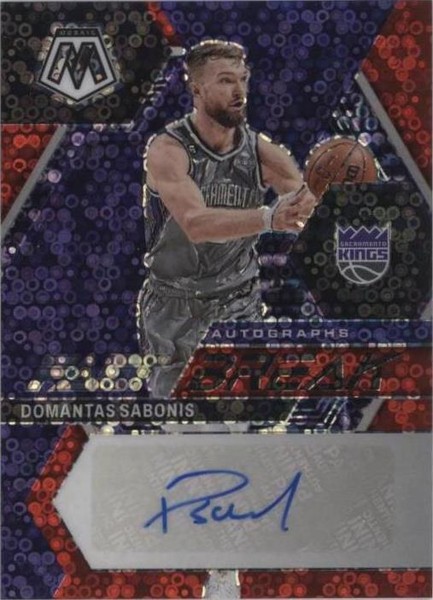 2022-23 Panini Mosaic - Autographs Fast Break Red Prizm #FB-SAB ...