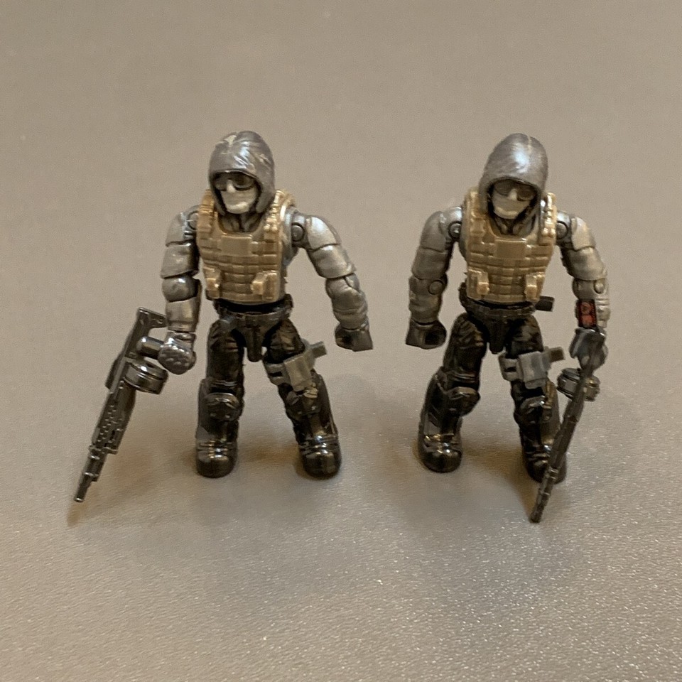 Lot 5 Custom Mega Bloks Consturx Call Of Duty Soldier Trooper Figures ...