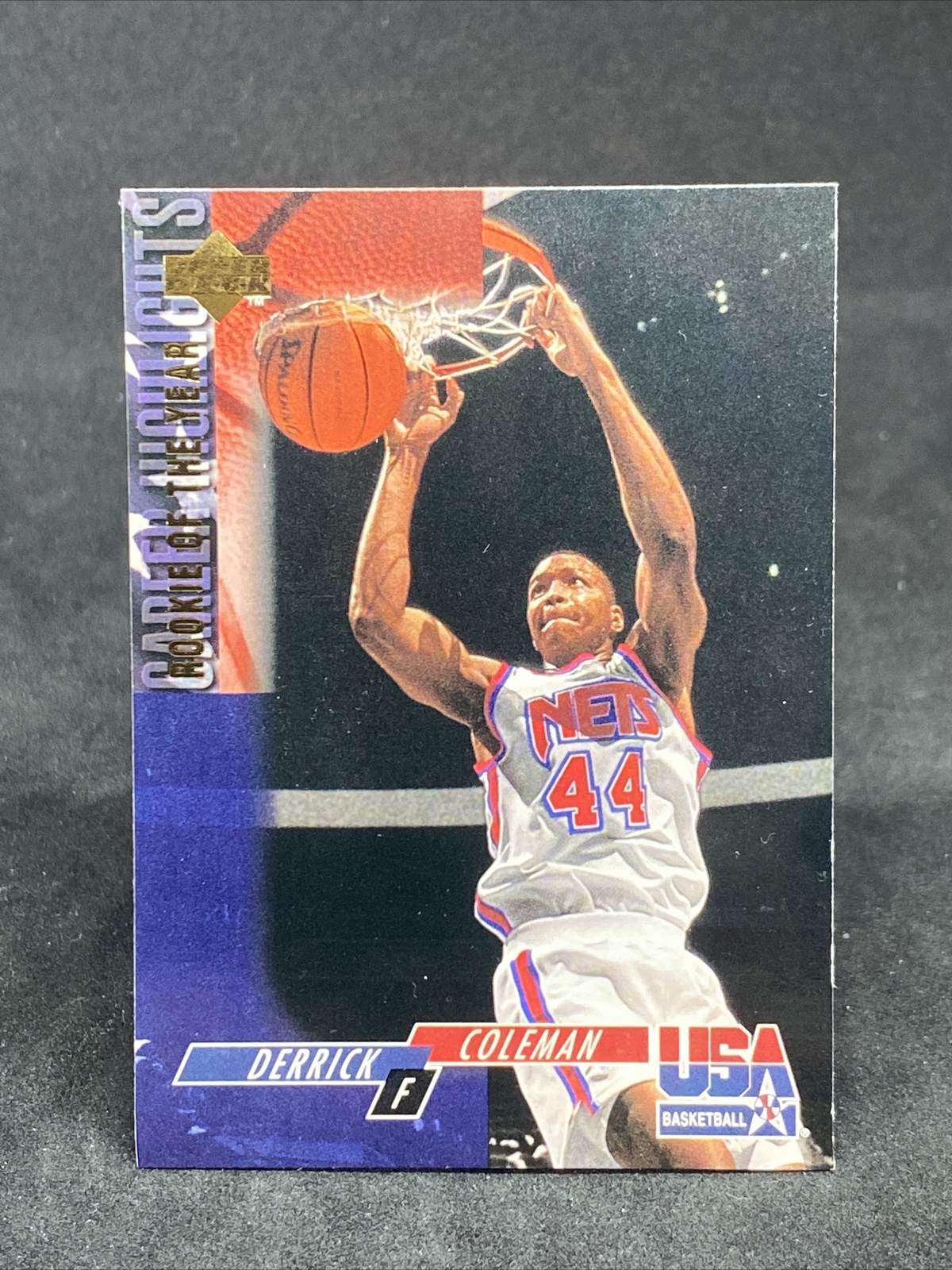 DERRICK COLEMAN 1994 Upper Deck USA Basketball #3 ROOKIE OF THE YEAR | eBay