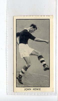 (Jd5859) THOMSON WIZARD,FAMOUS FOOTBALLERS (DIFF),JOHN HEWIE,1956,#22 ...