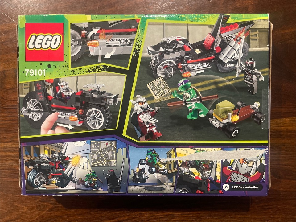 LEGO Teenage Mutant Ninja Turtles Shredder's Dragon Bike 79101 99% ...