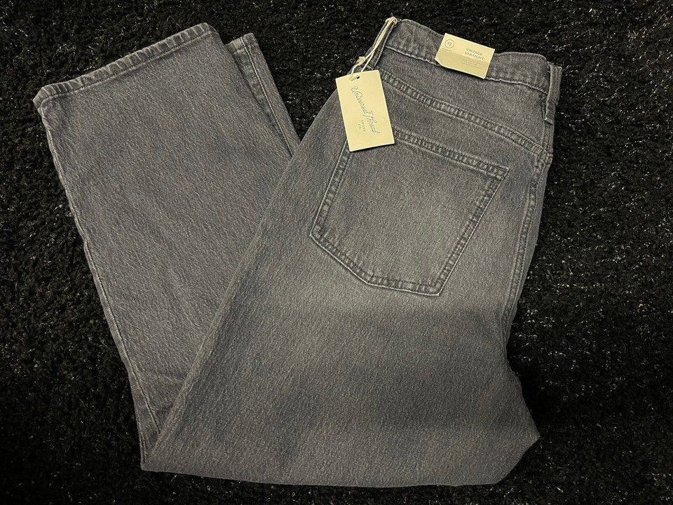 Universal Thread Women's High-Rise Vintage Straight Cropped Jeans Gray ...