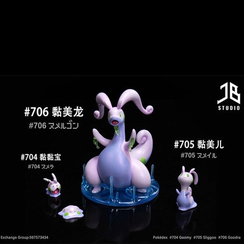 JB Studio Goodra Resin Statue Pre-order Goomy Model Sliggoo 1/20 Scale ...