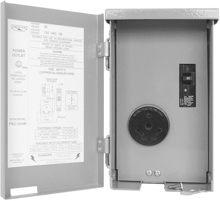 Kinchoix Temporary Power Outlet Panel, RV Electrical Outlet Panel, 20