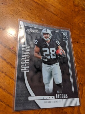 JOSH JACOBS 2019 ABSOLUTE FOOTBALL ROOKIE CARD #124 - RAIDERS (BJ) | eBay