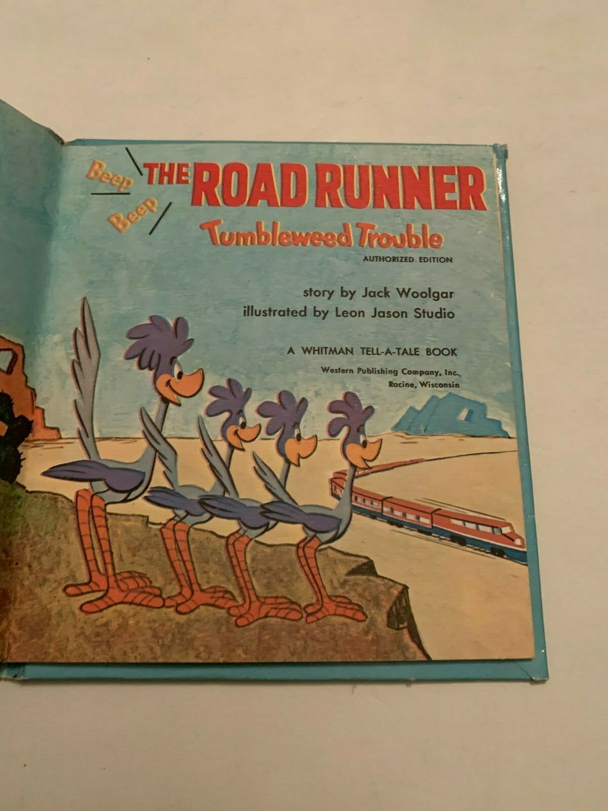 1971 The Road Runner Tumbleweed Trouble Whitman Hardcover | eBay