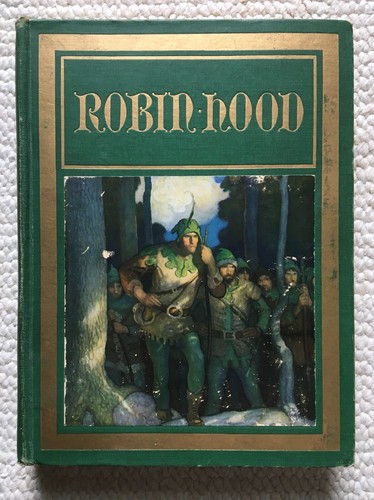 1917 HC First Edition ROBIN HOOD Wyeth Full Page Illustrations | eBay