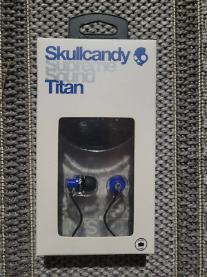 Skullcandy Titan Supreme Sound Earbud Headphones, Blue, New, Sealed! | eBay