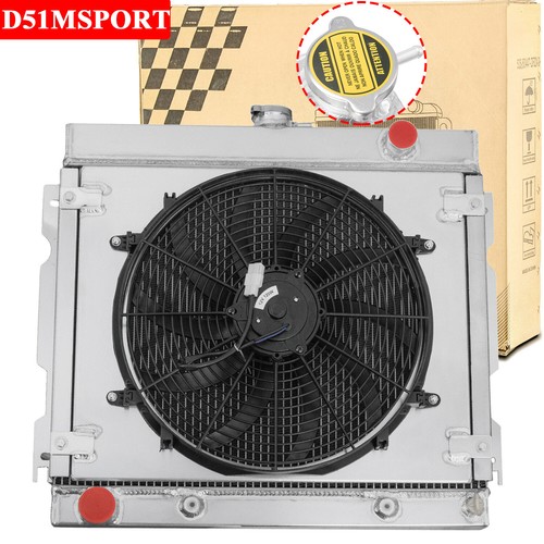 3 Row Radiator Shroud Fan For 70-72 Dodge Dart 71-72 Plymouth Duster ...