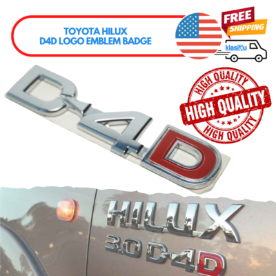 Toyota Hilux Vigo SR5 Fortuner D4D Logo Emblem Badge NEW | eBay