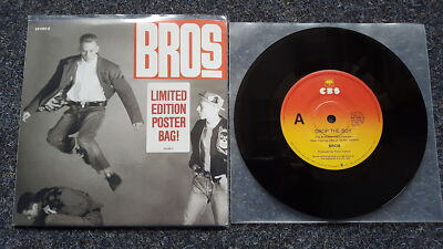 7" Single Vinyl Bros - Drop the boy AUSTRALIA PROMO POSTER COVER | eBay UK