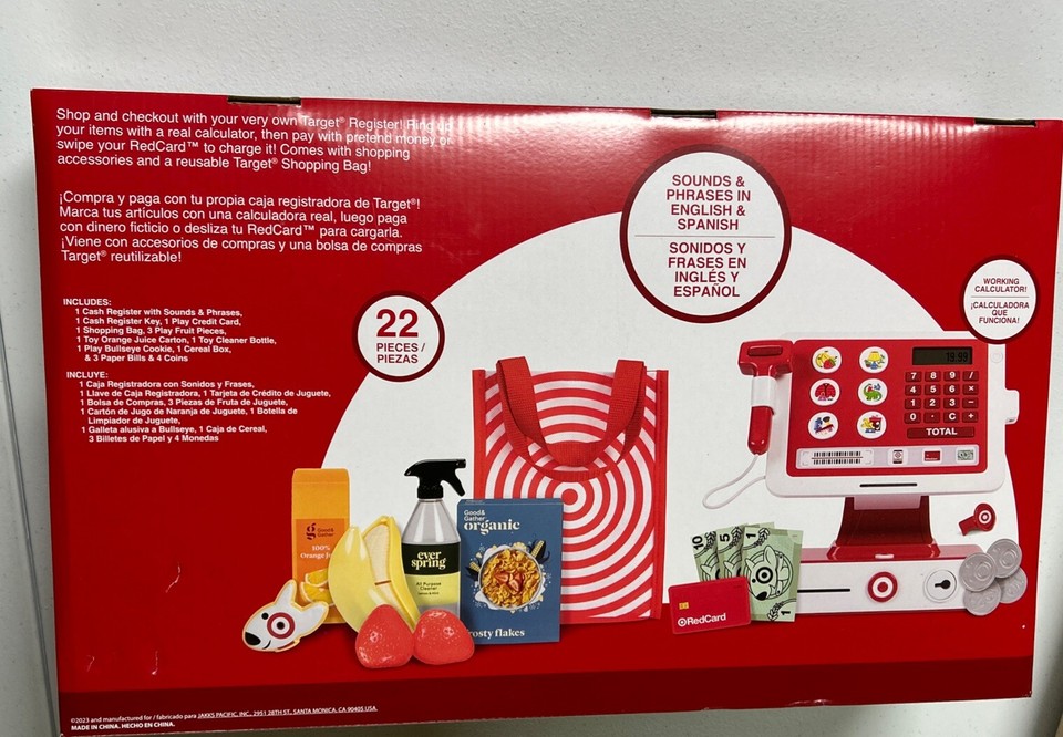 Target Cash Register + Coins, Play Credit Card, Groceries, Calculator ...