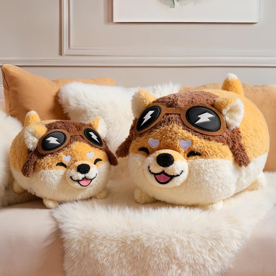 Mewaii Shiba Inu Plüschkissen 35 cm Kuscheltier für Kinder | eBay.de