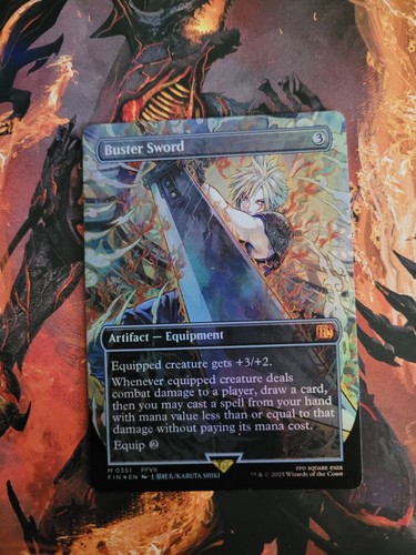 Buster Sword M351 Foil MTG FINAL FANTASY NM EN | eBay