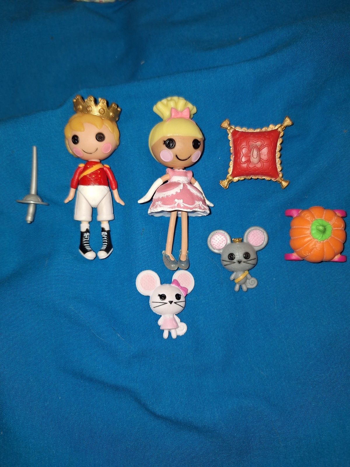 Lalaloopsy Mini Cinderella Prince Doll Toy Cinder Slippers, 3" With ...