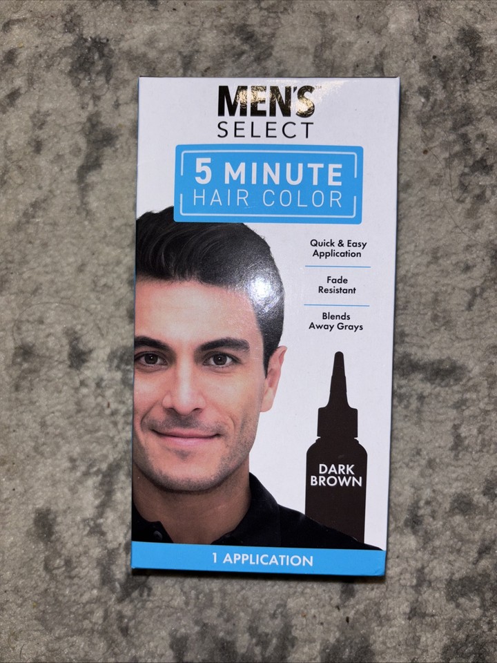 Brand New Men's Select 5 Minute Hair Color Dye Dark Brown | eBay