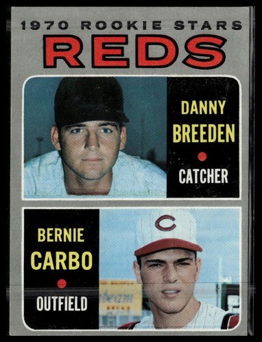 1970 Topps #36 Reds 1970 Rookie Stars (Danny Breeden / Bernie Carbo) RS ...