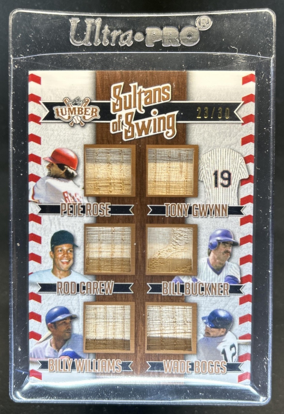 2022 Leaf Lumber Rose Gwynn Carew Buckner Williams Wade Boggs Relics ...