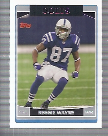 2006 Topps Football Card #40 Reggie Wayne | eBay