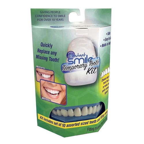 INSTANT SMILE TEETH REPLACEMENT KIT fast & easy replace missing tooth ...