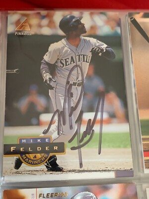 MIKE FELDER AUTOGRAPHED SIGNED 1994 PINNACLE CARD COA | eBay