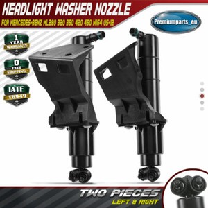 2x Headlight Washer Nozzle LH & RH for Mercedes-Benz ML-Class W164 2005 ...