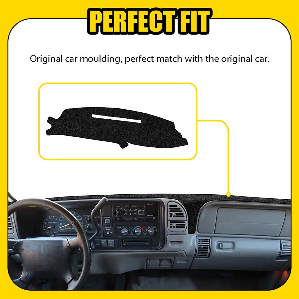Dashmat For Chevy Silverado C1500 C2500 C3500 1997 1998 Dash Mat ...