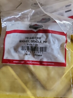 Briggs and Stratton 7014407SM Spindle Washer Snapper Murray | eBay
