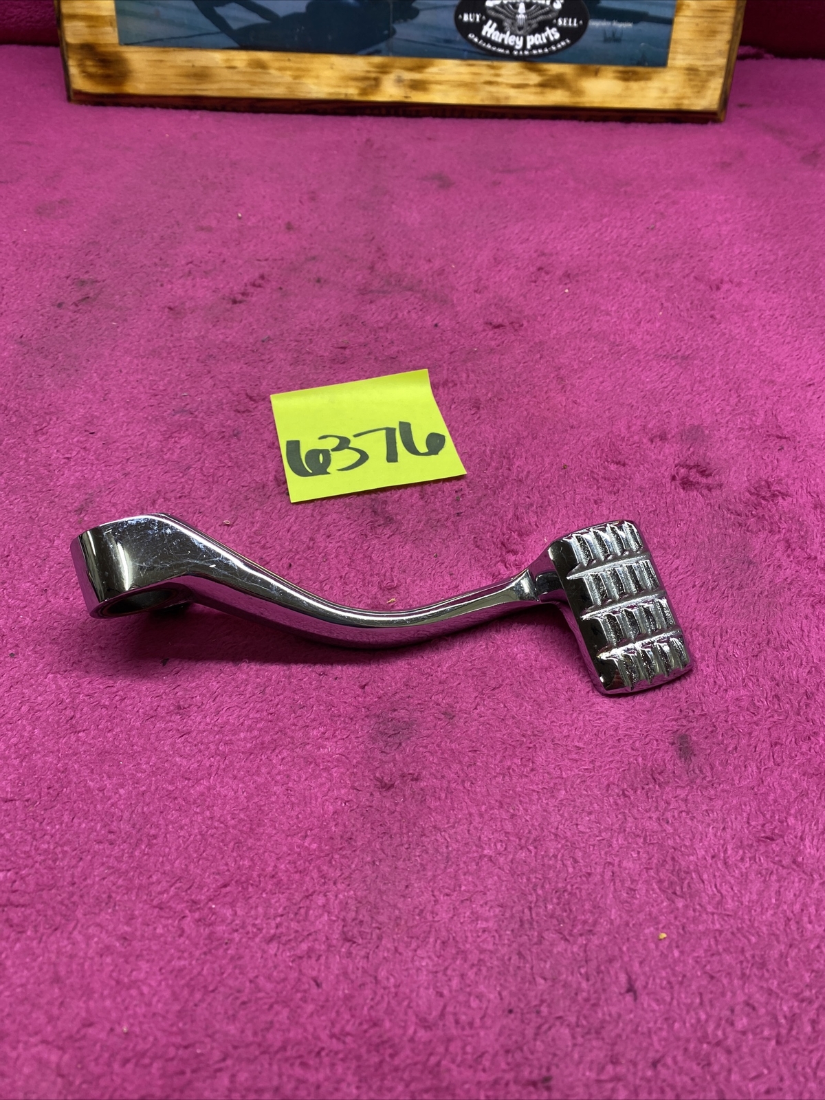 harley sportster mid control brake pedal rear lever 1981-2003 chrome ...