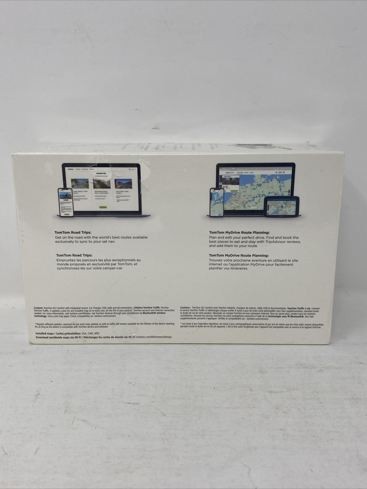 TomTom Go Comfort 1BA604700 6 inch Car GPS with Built-In Bluetooth for ...