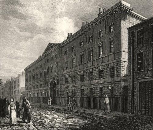 The Excise Office, London. Antique engraved print 1817 old | eBay