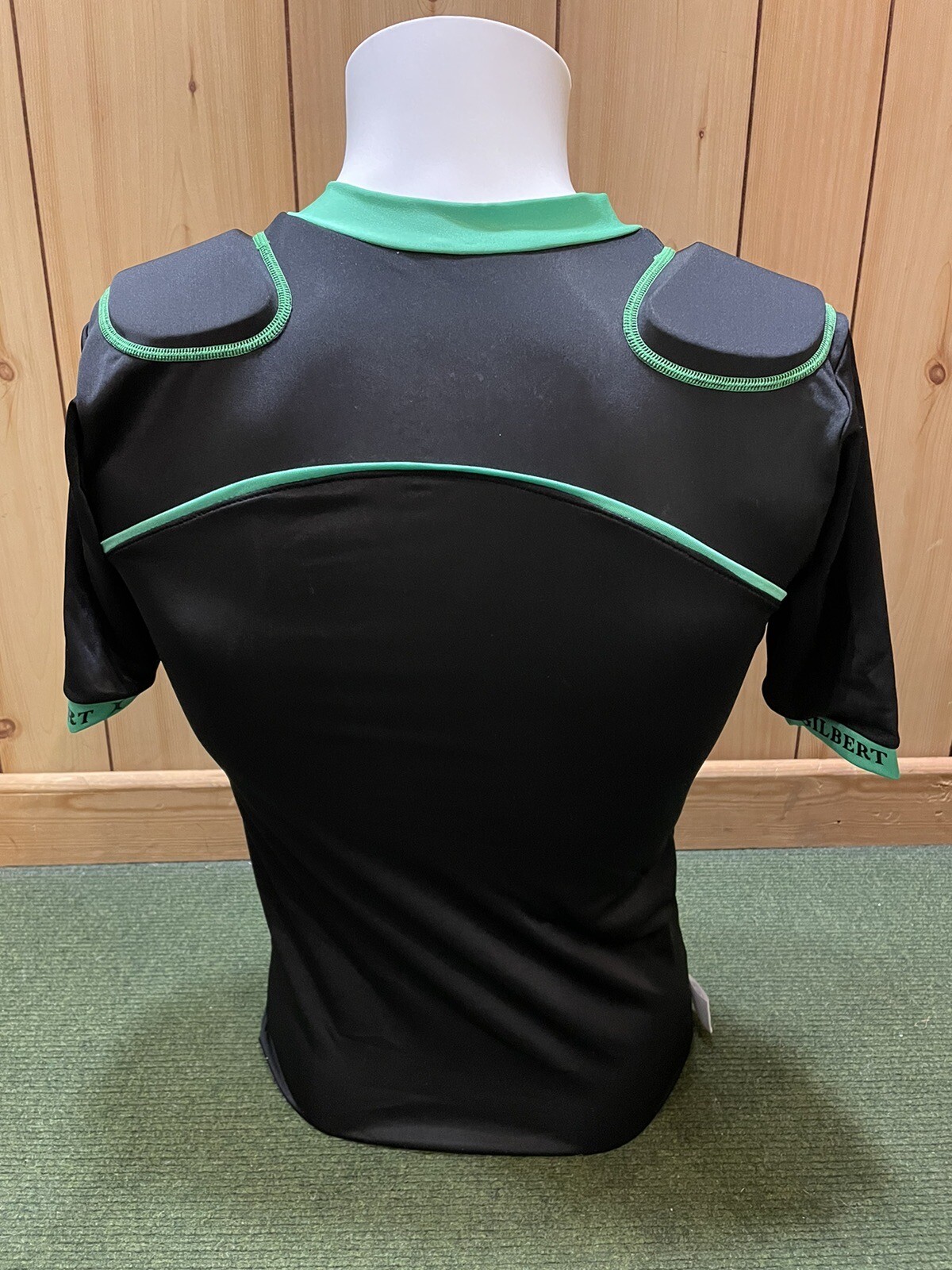 Gilbert Atomic V2 Rugby Protector Vest (Black/Green) - Size Large Boys ...