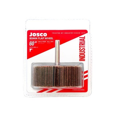 Josco 80mm x 30mm Flap Wheel 60 Grit FW8030060C | eBay Australia