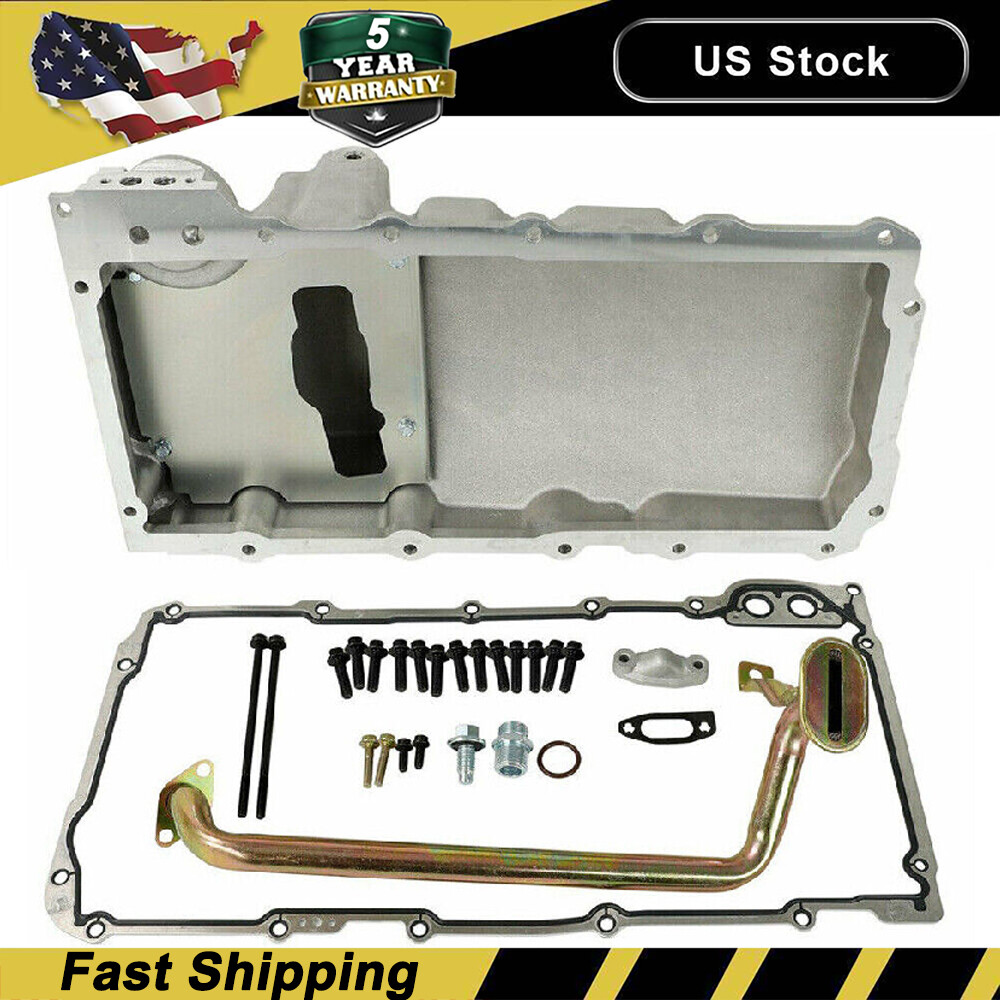 Aluminum 302-1 LS Engine Swap Retro-fit Oil Pan For Chevy 4.8L 5.3L 6 ...