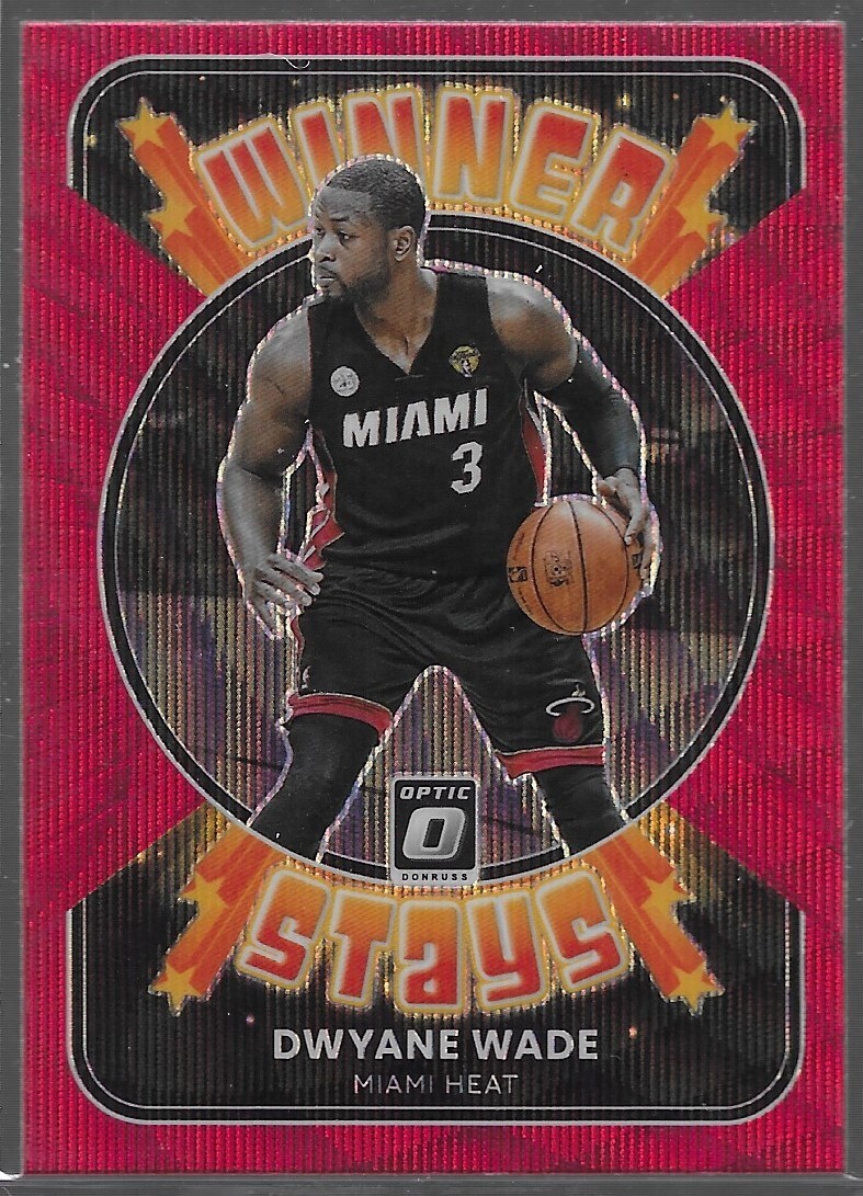 2021-22 Panini Donruss Optic - Winner Stays Red Wave Prizm #10 Dwyane Wade for sale online | eBay